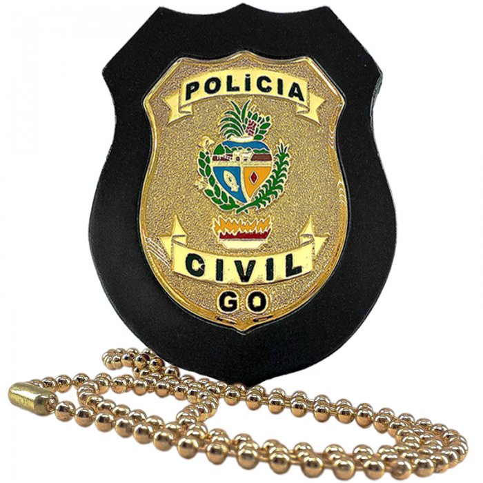 Distintivo Polícia Civil De Goiás - Pcgo | Metalcouro