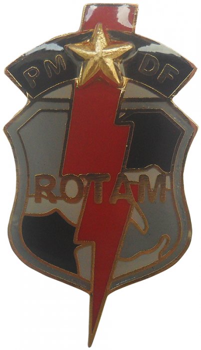 Distintivo De Boina Rotam-Df | Metalcouro