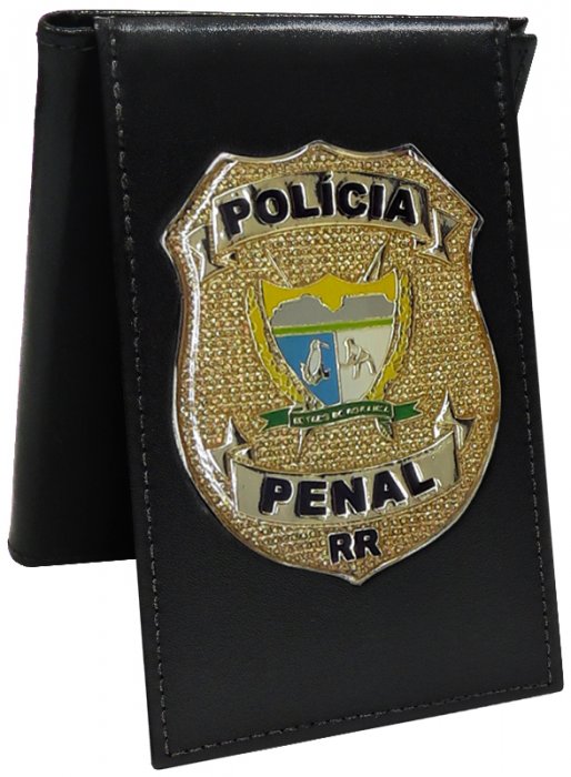 Carteira Em Couro Da Pprr Polícia Penal De Roraima | Metalcouro