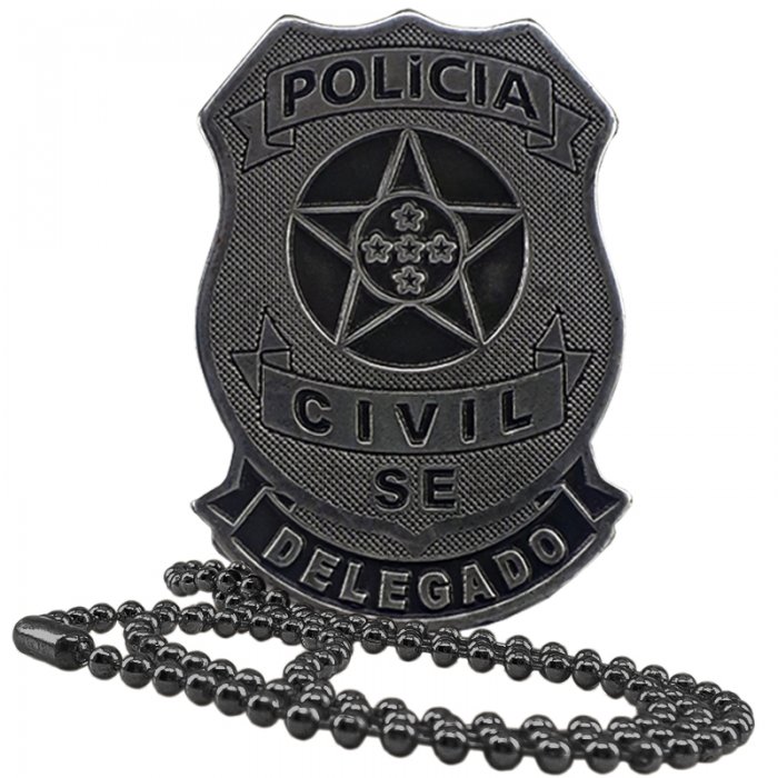 Distintivo Delegado Polícia Civil De Sergipe - Pcse | Metalcouro