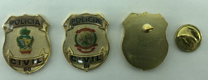 Boton Da Policia Civil Generico | Metalcouro