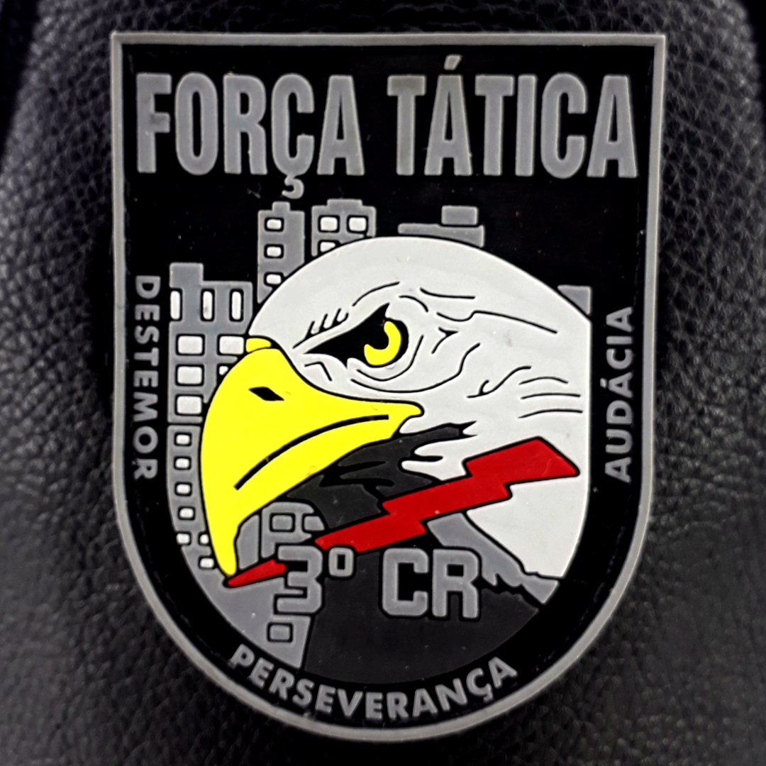 Brevê Emborrachado Força Tática - Gerenciamento De Crises Pmgo | Metalcouro